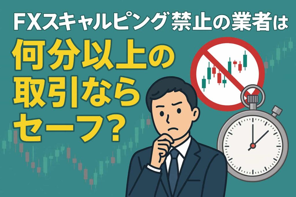 FXスキャルピング禁止の業者は何分以上の取引ならセーフ？ | hiroのFXブログ